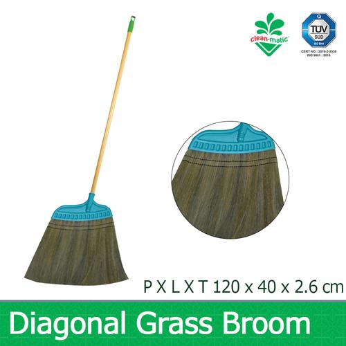 Jual Diagonal Grass Broom Sapu Rumput Lantai Tebal 200047 CleanMatic ...