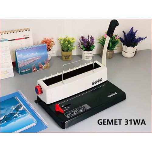 Jual Mesin Jilid Binding Kawat 3:1, A4, Lubang Kotak, GEMET 31WA ...