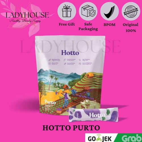 Jual Hotto Purto ( eceran / sachet ) - Pouch Minuman Fiber Multigrain ...