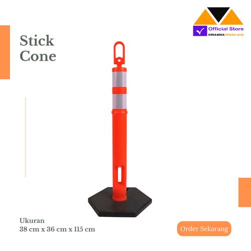 Promo Stick Cone Rubber Base Hitam Tinggi 1 Meter Berat 6 Kg - Jakarta ...