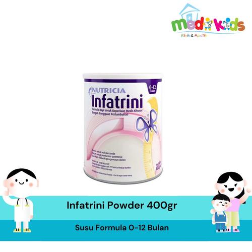 Jual Nutricia Infatrini Powder 400 gram Susu Bubuk Infantrini 0-12 ...
