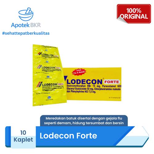 Jual Lodecon Forte Strip Isi 10 Kaplet - Obat Batuk Pilek Demam - Kota ...