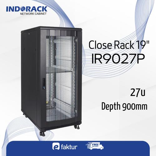 Jual IR9027P INDORACK STANDING CLOSE RACK19 DEPTH 900MM 27U PERFORATED ...