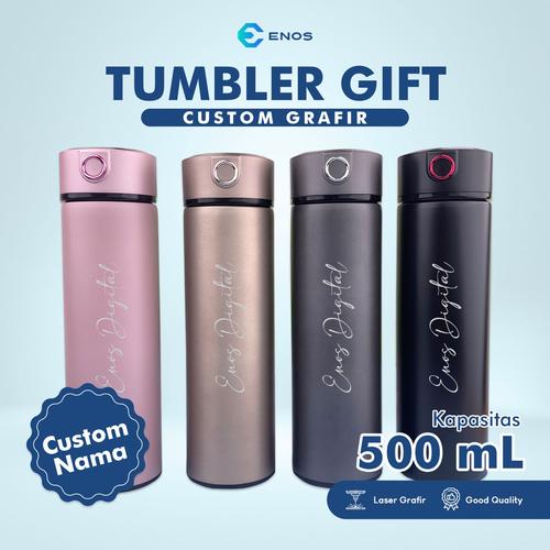 Jual TUMBLER GIFT LIFE CUSTOM / TERMOS CUSTOM NAMA / GRAFIR LOGO ...