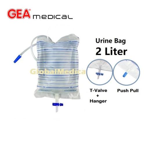 Jual Urine Bag GEA 2 Liter Kantong Urin Steril - Push Pull - Kota ...