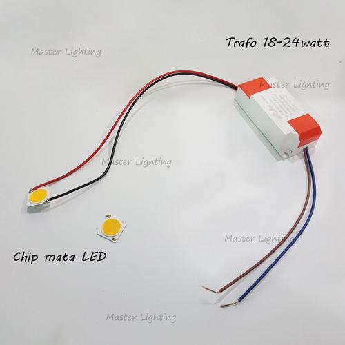 Jual Lampu mata chip led 20w DC bridglux cob hpl downlight putih warm ...