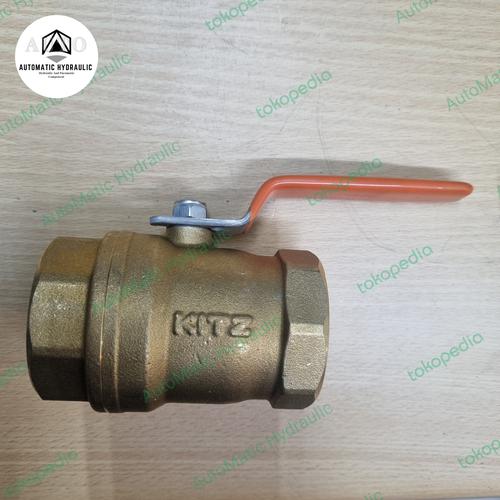 Jual BALL VALVE / STOP KRAN KITZ 1 1/2 INCH 400WOG KUNINGAN ORIGINAL JAPAN - Jakarta Barat ...