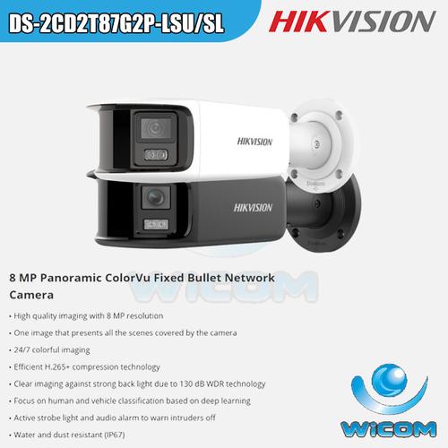 Jual IP Camera CCTV Hikvision Panoramic Colorvu 8MP DS-2CD2T87G2P-LSU/SL - Jakarta Utara - Wicom ...