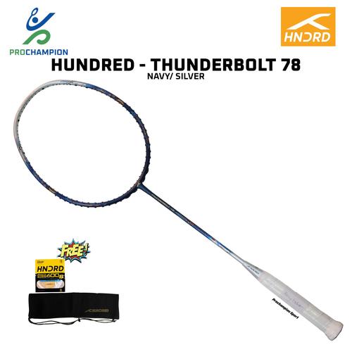 Jual Raket Badminton Hundred Thunderbolt 78 Navy Silver - PKT 600S ...