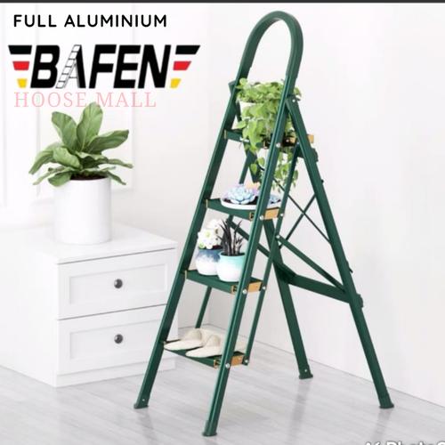Jual BAFEN Tangga Rumah Lipat 3/4/5/6 Step Tangga Lipat FULL ALUMINIUM ...