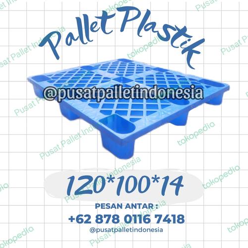 Jual Palet Plastik Biru 120 x 100 x 14 cm Model Mangkok Model Kaki ...