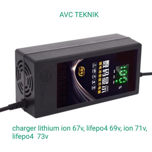 Jual charger baterai motor listrik lithium 60v 5 amper - lithium ion ...