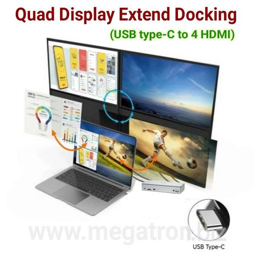 Jual Multiple Monitor Display (HDMI) - extend to 4 Monitor (beda-beda ...