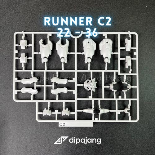 Jual HG Aerial Rebuild Gundam Part | Runner C2 | 22-36 | Bandai - 34 ...