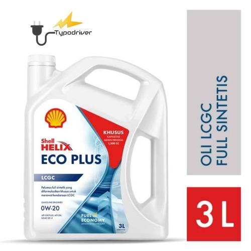 Jual Shell Helix ECO PLUS LCGC 0W/20 3L (Galon) Original Verified ...