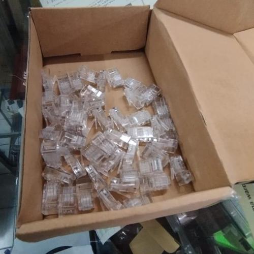 Jual RJ45 CONNECTOR UTP CAT 6 / CONECTOR RJ 45 CAT6 isi 50 pcs ...