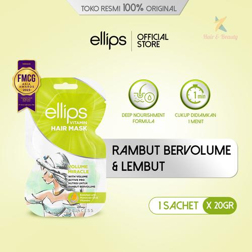 Jual Ellips Hair Mask Disney Moroccan Volume Miracle 20g Sachet - Kota Tangerang - Kino Hair ...