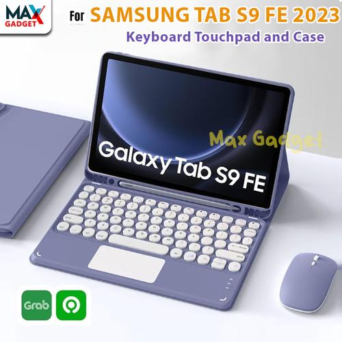 Jual Samsung Tab S9 FE 10.9 Keyboard Bluetooth Mouse Case Touchpad ...