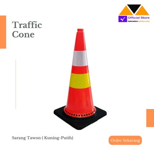 Promo Kerucut Lalu Lintas Traffic Cone Tinggi 75 Cm 2 Scotlite Sarang ...