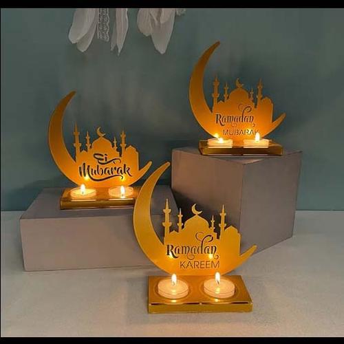 Jual Dekorasi Hari Raya Lebaran Eid Mubarak Lilin Meja - Kota Surabaya ...