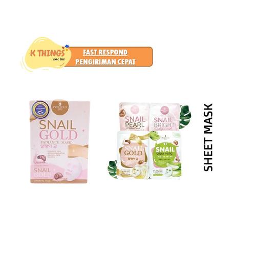Jual PRECIOUS SKIN Snail Mask Brightening Anti Aging Masker Wajah ...