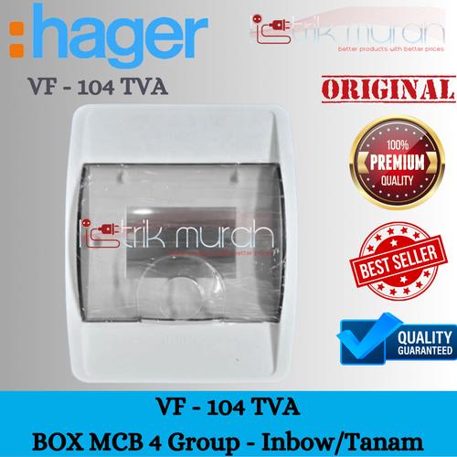 Jual Hager VF104TVA VF104 TVA Box MCB 4G 4 Group IB Inbow Tanam ...