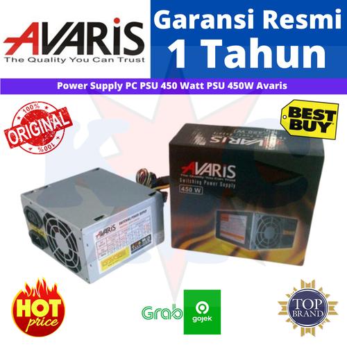 Jual Power Supply PC PSU 450 watt PSU 450W Avaris - Jakarta Pusat ...
