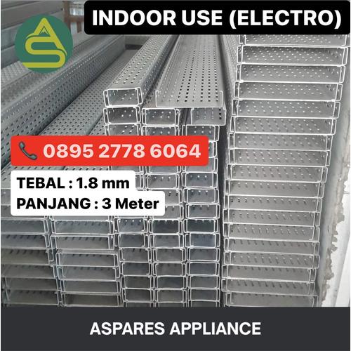 Jual KABEL TRAY TIPE C CABLE TRAY TYPE C 100x50x3000mm 1.8mm ELECTRO ...
