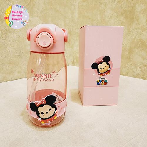 Jual Disney Tsum Tsum Kids Water Botttle Botol Minum Anak Premium Straw ...