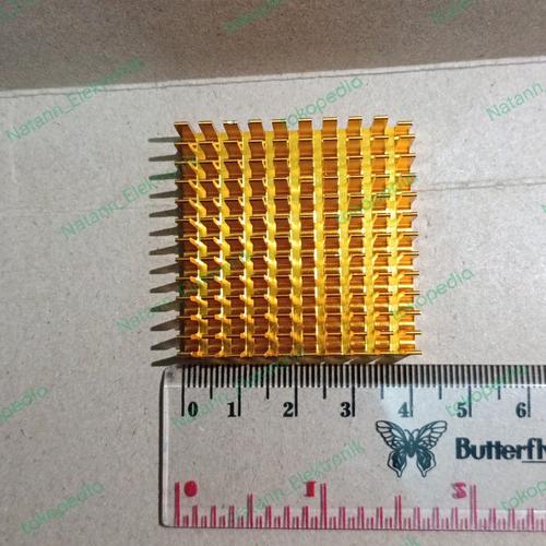 Jual 6574 aluminium pendingin heatsink heat sink ic peltier 4x4 4 cm ...