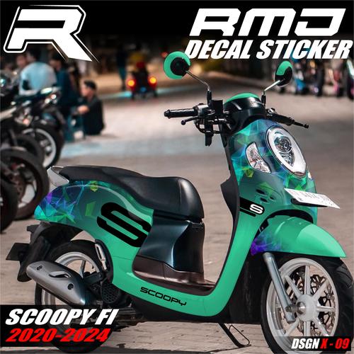 Jual Decal Stiker Full Body Scoopy New Prestige 2020 - 2024 Motif ...
