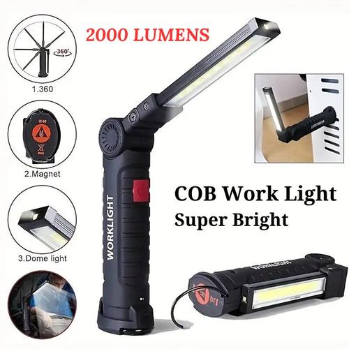 Jual Lampu Senter Kerja COB Multifungsi Work Light Magnet USB ...
