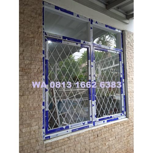 Jual Jendela Aluminium merk Alexindo, Kaca Clear, Kusen 4 inch plus ...