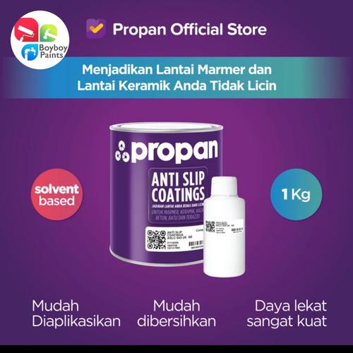 Jual Propan Anti Slip Coating 1 kg Set Pelapis Lantai/ Keramik Anti ...