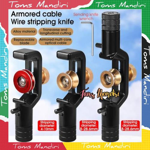 Jual Fiber Optic Armored Cable Slitter Fiber / Cutter Pengupas FO Tool ...