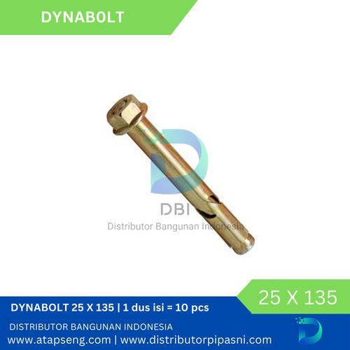 Jual Dynabolt M25 x 135 / Dynabolt 25 x 135 (1 dus = 10 Pcs) - Jakarta ...