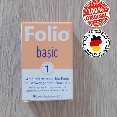 Jual Folio Basic Basic Tahap 1 - 90 Pills Folic Membantu program ...