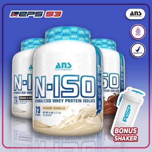 Jual ANS N ISO 5lbs hydrolised whey isolate NISO - Coklat - Kota ...