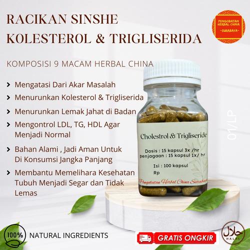 Jual Kapsul SINSHE AMPUH turunkan TRIGLISERID & KOLESTEROL TINGGI ...