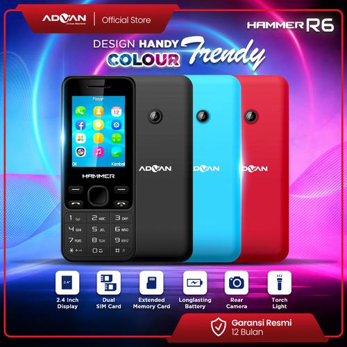 Promo ADVAN Hammer R6 Handphone Poliponik Feature Phone Garansi Resmi ...