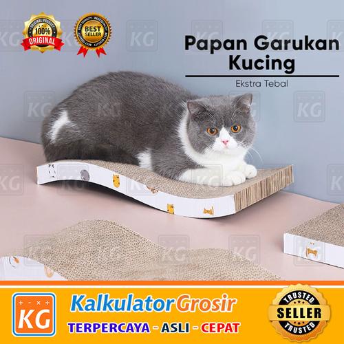 Jual Scratch Board Kucing Extra Tebal Garukan Hewan Papan Garuk Kucing ...