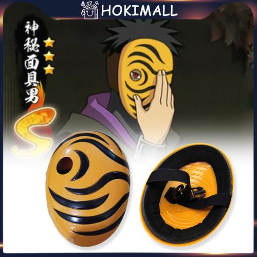 Jual Topeng Uchiha Obito Cosplay Obito Mask Cosplay Anime Full Face ...