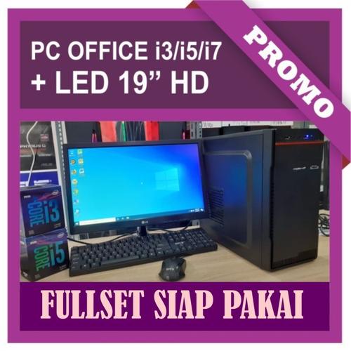 Jual PC CPU CORE I7 / I5 / I3 GEN 4 RAM 16GB FULLSET MONITOR WINDOWS 11 ...