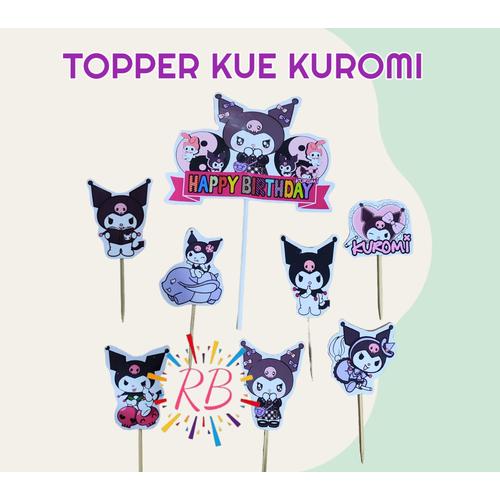 Jual Topper KUROMI / Topper Kue Sanrio Kuromi - Kota Tasikmalaya ...