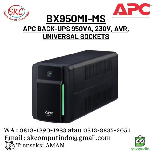 Jual BX950MI-MS APC Back-UPS 950VA, 230V, AVR, Universal Sockets ...