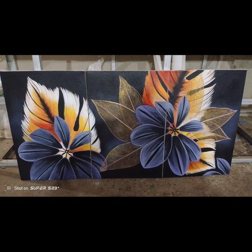 Jual lukisan tangan lukisan dinding lukisan canvas besar seni ruang ...