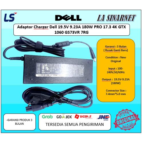 Jual Adaptor Charger Dell Precision 7560 180W 19.5V 9.23A - Jakarta ...