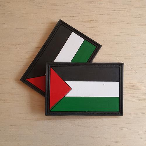Jual patch rubber logo bendera palestina - tempelan emblem karet logo ...