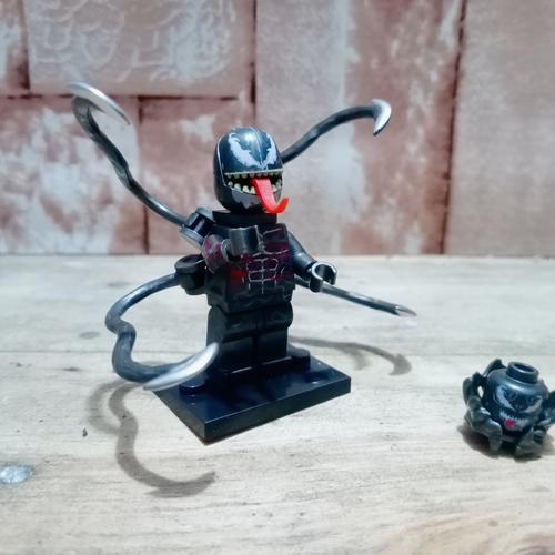 Jual figure riot venom symbiote figure spiderman villain spiderverse ...