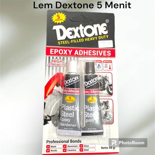 Jual LEM EPOXY /LEM CAMPUR / LEM BESI / SERBAGUNA DEXTONE 5 MENIT 48gr ...